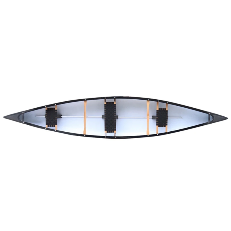 Roto-molded Canoe with Four Plastic Seats - Durable & Versatile