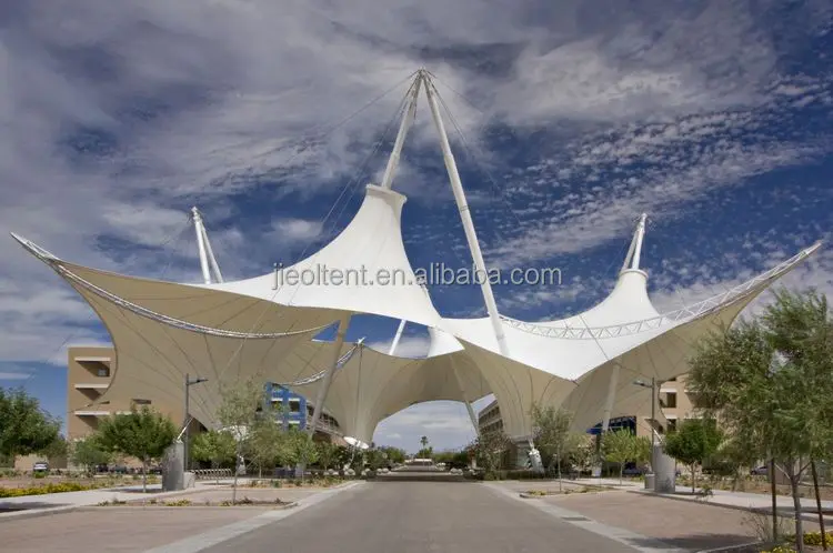 PVDF/PTFE Architecture Tensile Membrane Structure Steel Structure ...
