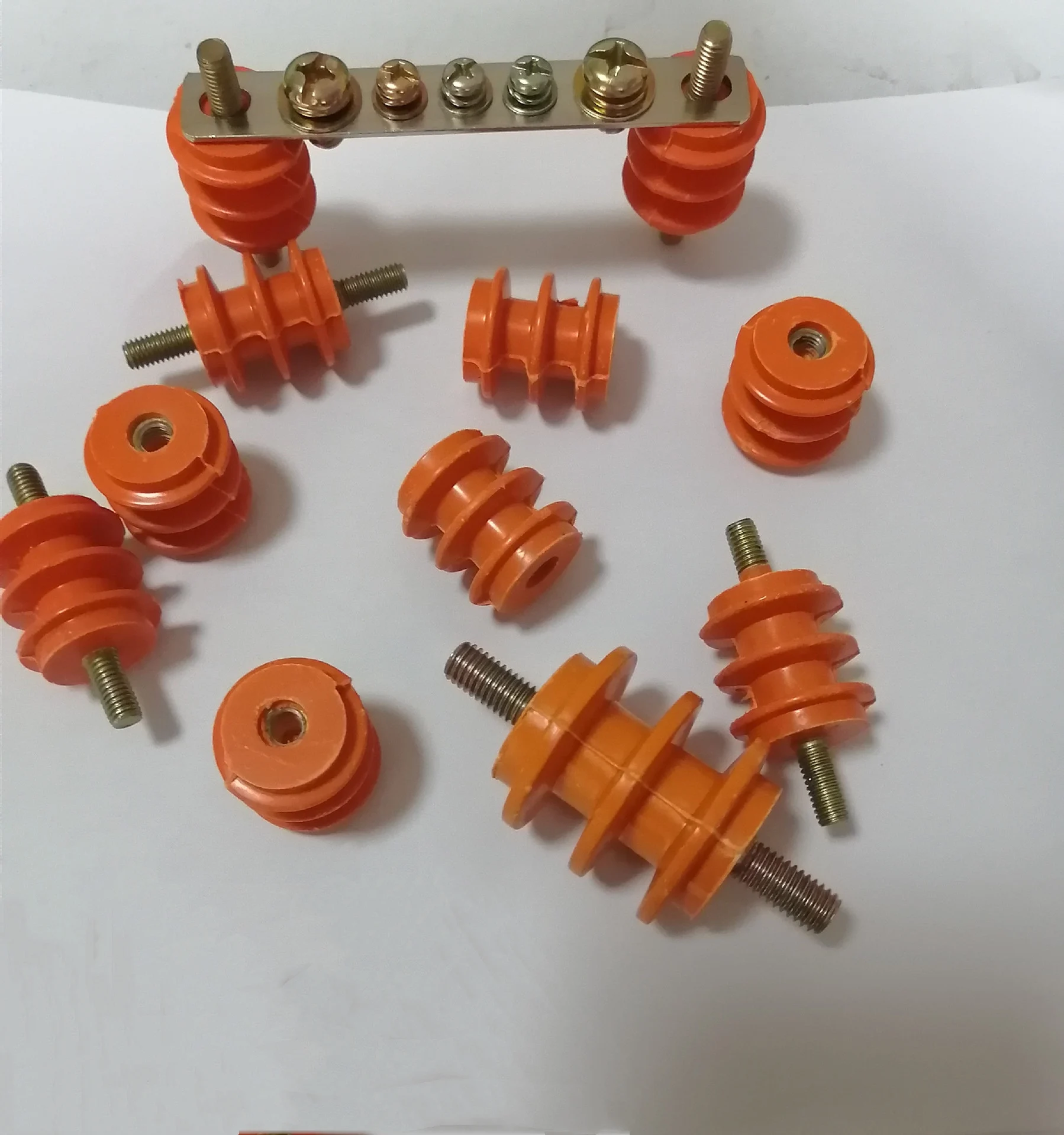 Orange Insulator For Earth Busbar Bracket Base Support Insulator Busbar ...