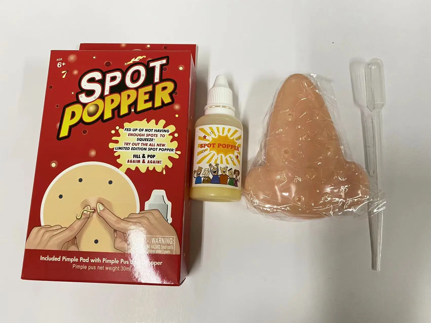 Tiktok Hot Selling Halloween Squishy Squeeze Acne Remover Nose Prank ...