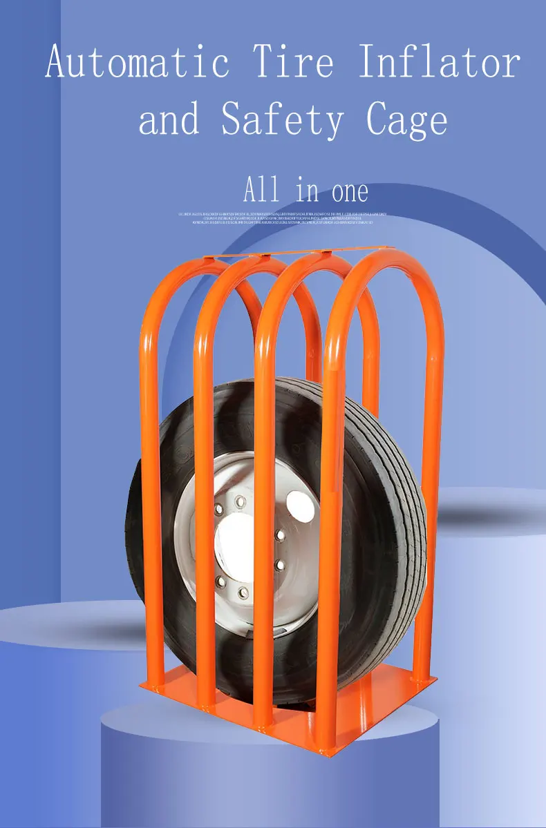 Heavy Truck 5-bar Tire Tyre Safety Inflator Cage for the Service Truck ...