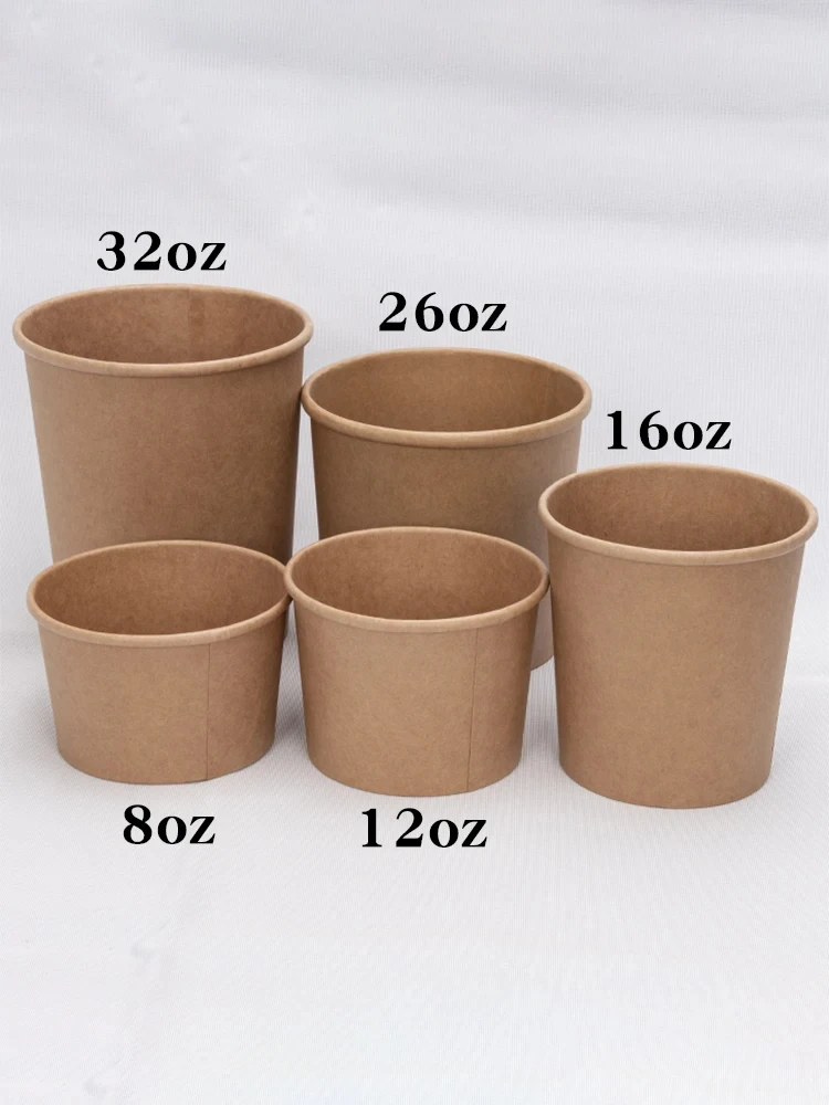 Disposable Hot Container Takeaway Food Packing Paper Food Container Hot ...
