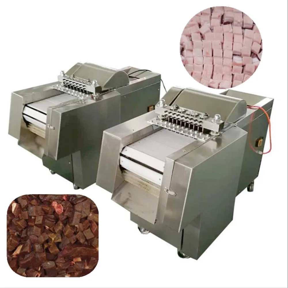 Portable Type Frozen Chicken Breast Dicer Fish Meat Cutting Machine ...