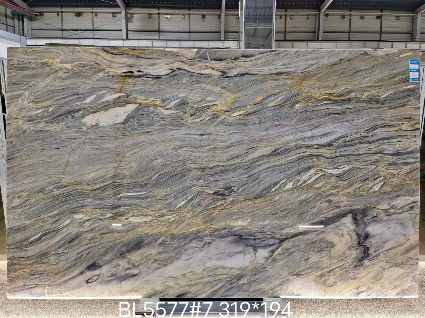 YDSTONE Blue Quartzite Slabs - Elegant Indoor Decoration