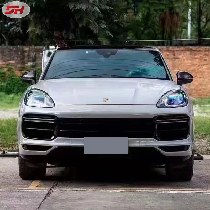 Factory Price Turbo Style Front Bumper Rear Diffuser Body Kit For 2018 To 2021 Porsche Cayenne ...