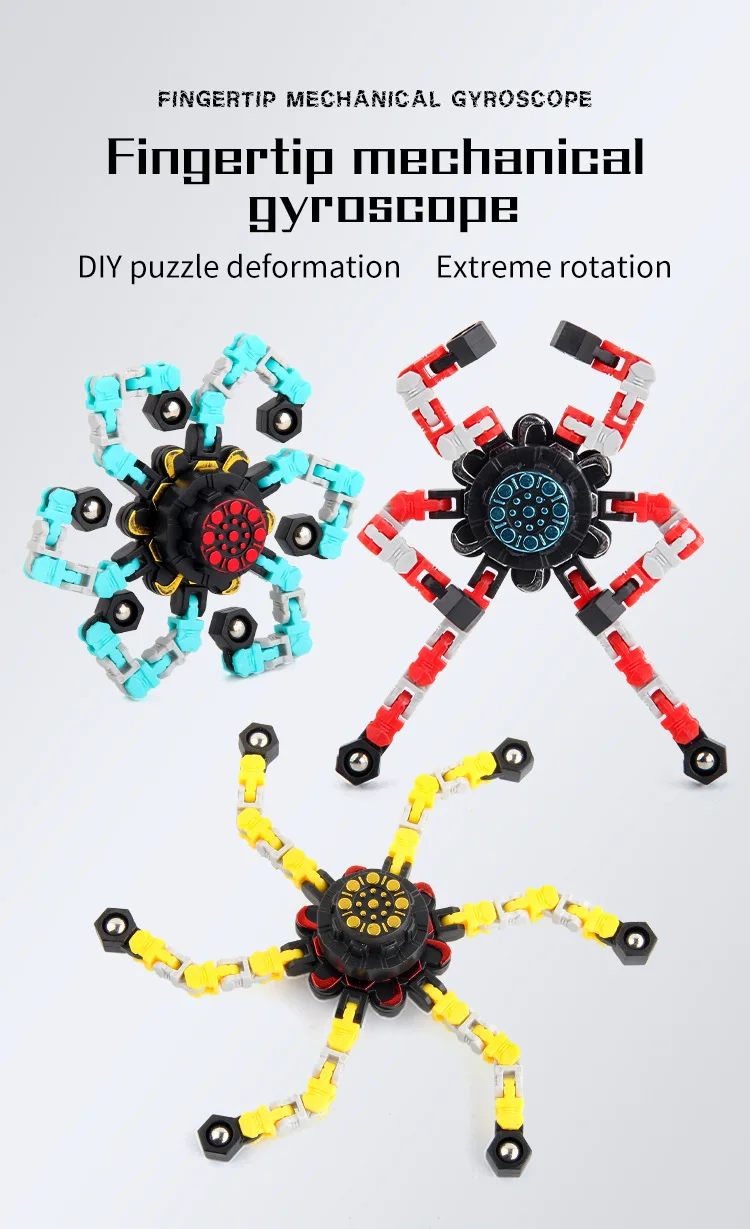 Amz Hot Robot Toy Diy Deformation Robot Mechanical Spiral Twister ...