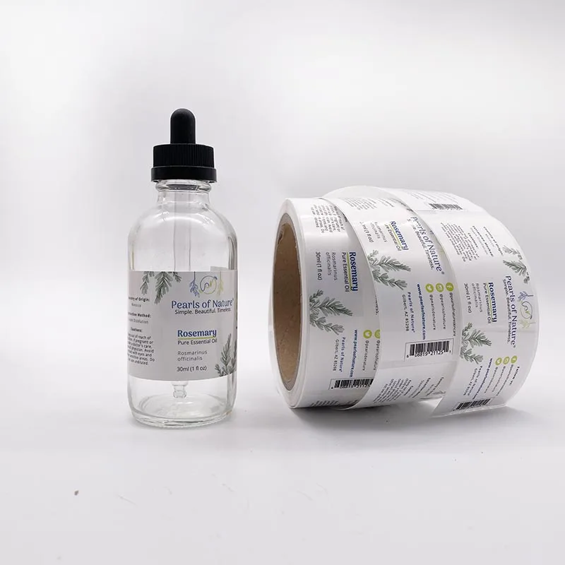 Custom Cosmetic Label Design - Waterproof Vinyl Stickers