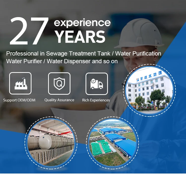 New Yuda Wastewater Treatment Module Underground Rural Sewage Water ...