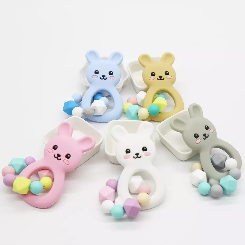 Wholesale Custom Colorful Bpa Free Teething Loose Bead Food Grade Round ...