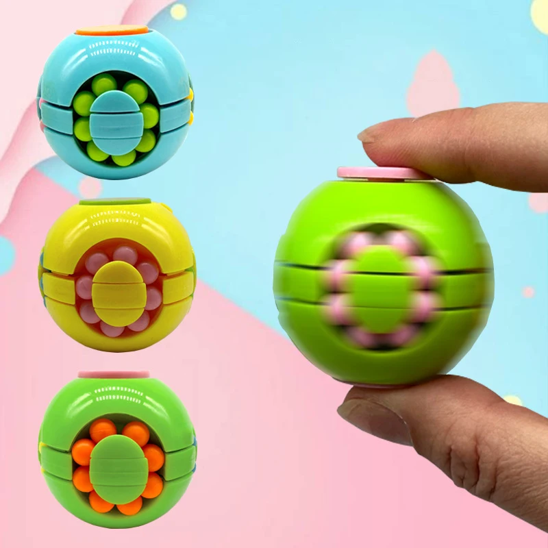 Small Magic Bean Cube Children Mind Development Fingertip Spinning ...