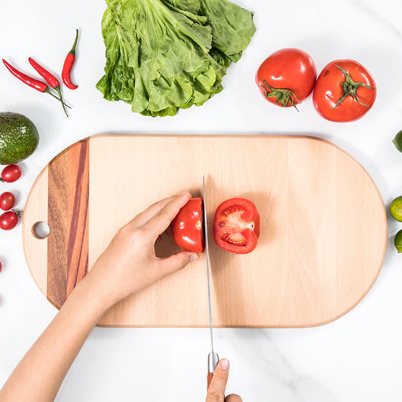 Acacia Wooden Kitchen Chopping Boards For Meat And Fruit Small Cutting ...