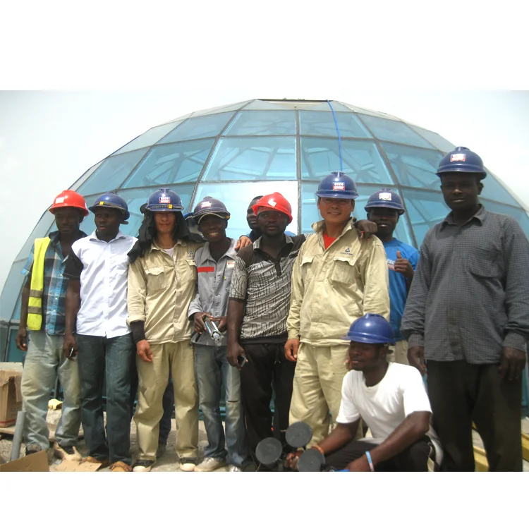Durable Galvanized Steel Frame Glass Dome Church Roof