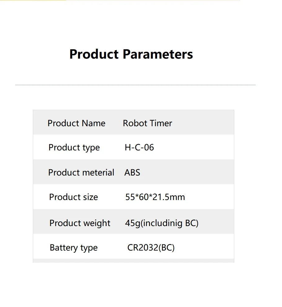 Robot Shape Kids Magnetic Countdown Sports Kitchen Games Pomodoro Study ...