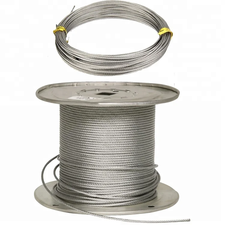 304 /316 Stainless Steel Lashing Wire 1mm 1.2mm - Buy 1x7 Wire Rope,6mm ...