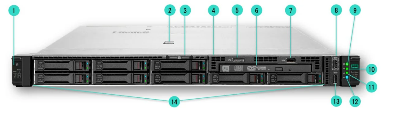 HPE Proliant DL360 Gen11 Server with in Tel Xeon Gold 6430