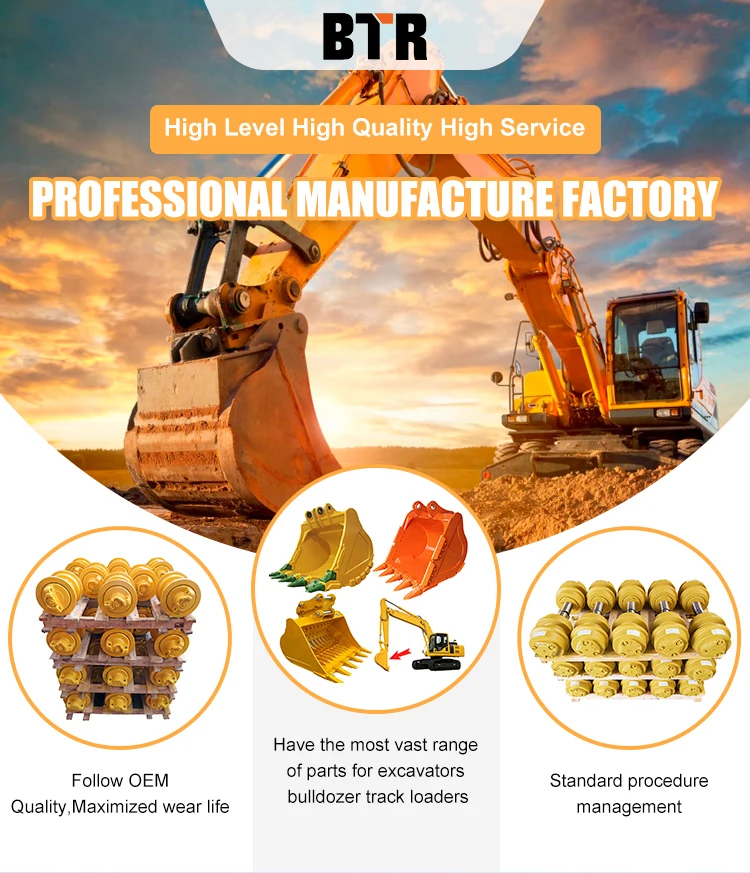 Bulldozer D20 Bottom Roller Track Roller For Komatsu Undercarriage ...