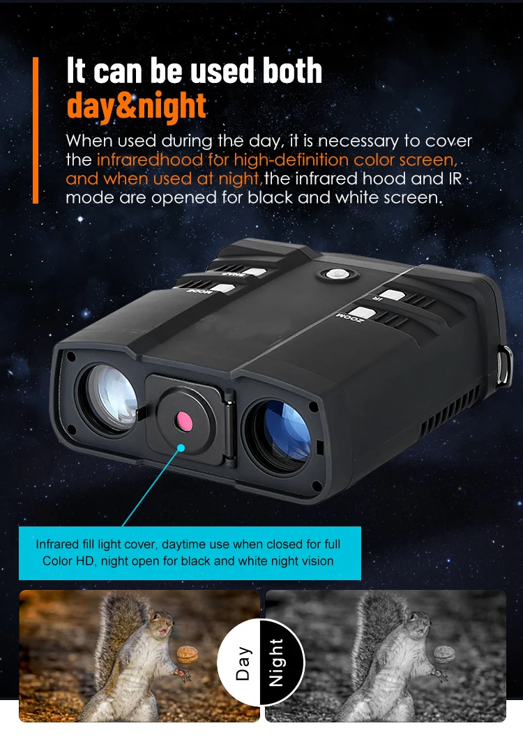 New Night Vision Goggles Digital Zoom Thermal Hunting Scope Infrared ...