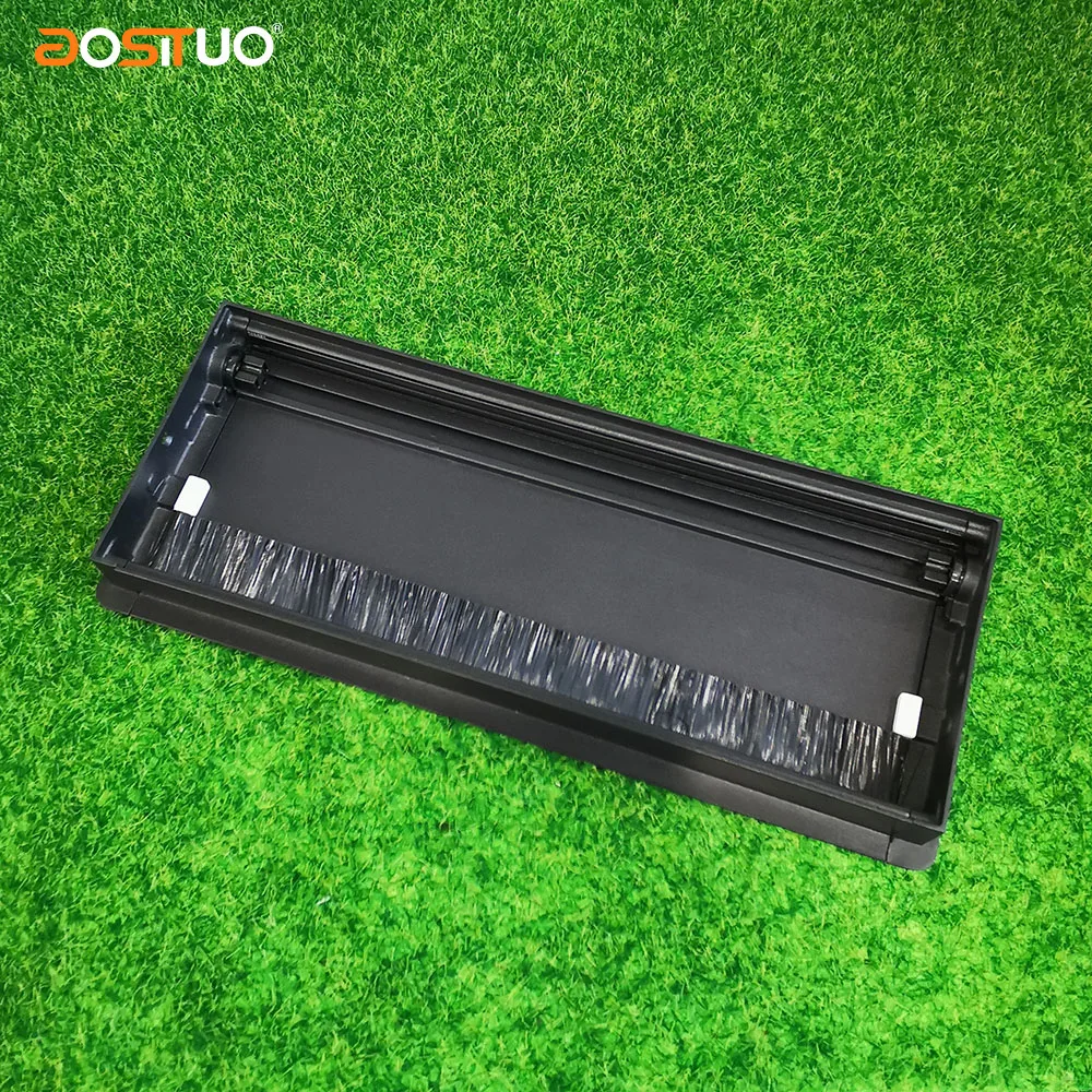 Office Desk Aluminum Cable Grommet Grommet Mute Closing Wire Box Soft ...