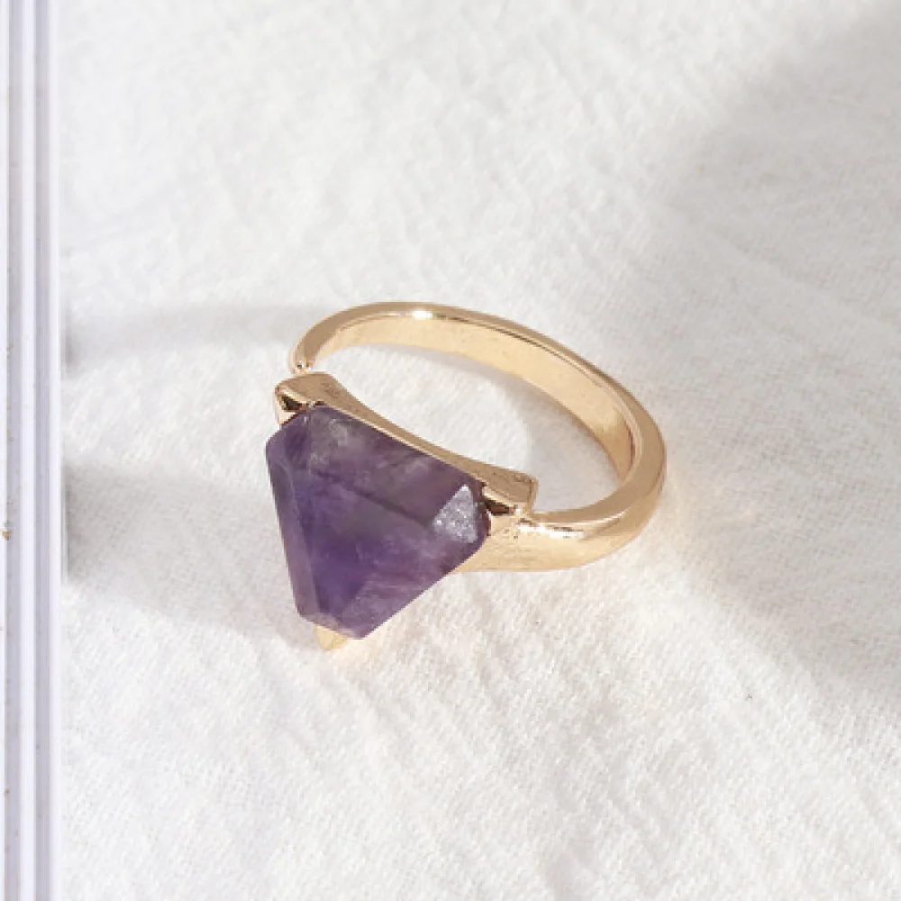 Wholesale Retro Adjustable Cuff Open Finger Jewelry Geometric Triangle ...