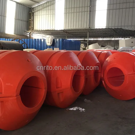 Rotational Molding Ldpe Pipe Float For Dredge Pipeline Cable Floater ...