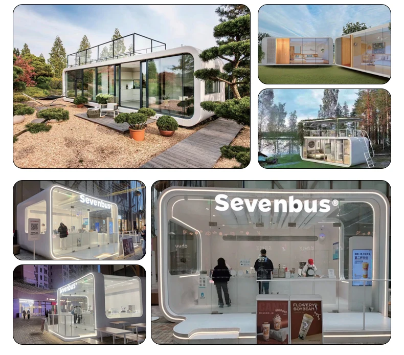 Modular Prefabricated Beach Expandable Container House Hotel Space ...