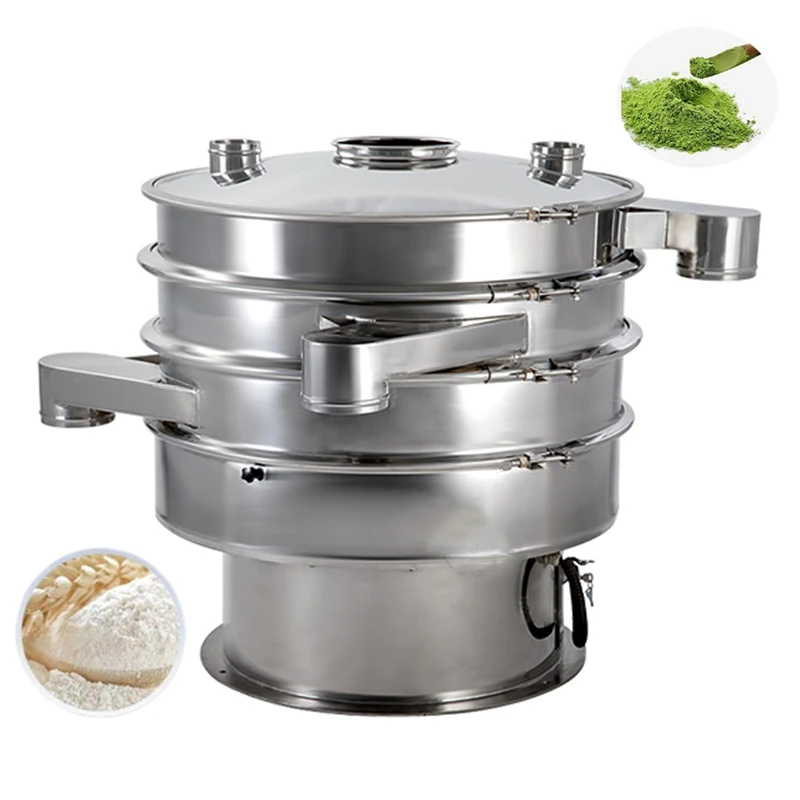 Stainless Steel Sifter Food Sieve Separator Rotary Vibratory Screen for ...