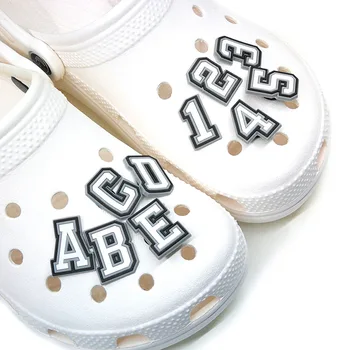 Pink Letter Croc Pvc Shoe Croc Stickers Letter Charms Custom Wholesale ...