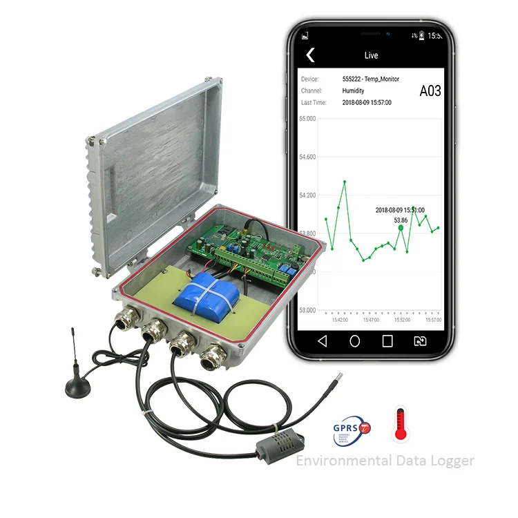 Low Power Temperature and Humidity Sensor - Durable Logger