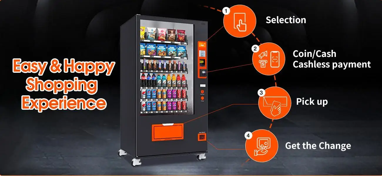 Wall Vending Machine and Touch Screen Smart Small Vending Machine Mini ...