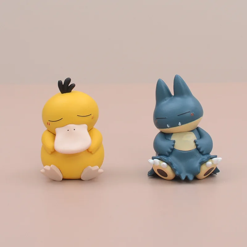 Cute XR Pokemones Sleeping Psyduck Snorlax Gonbe Kabigon