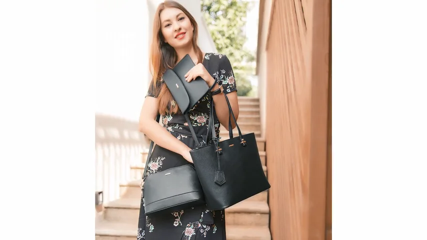 Mingyu 2023 Fashion Women's Tote Bags 3pcs Ladies Pu Leather Designer ...