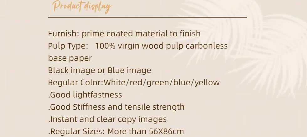 Carbonless Copy Paper Ccp Paper Mill Price - Buy Carbonless Copy Paper ...