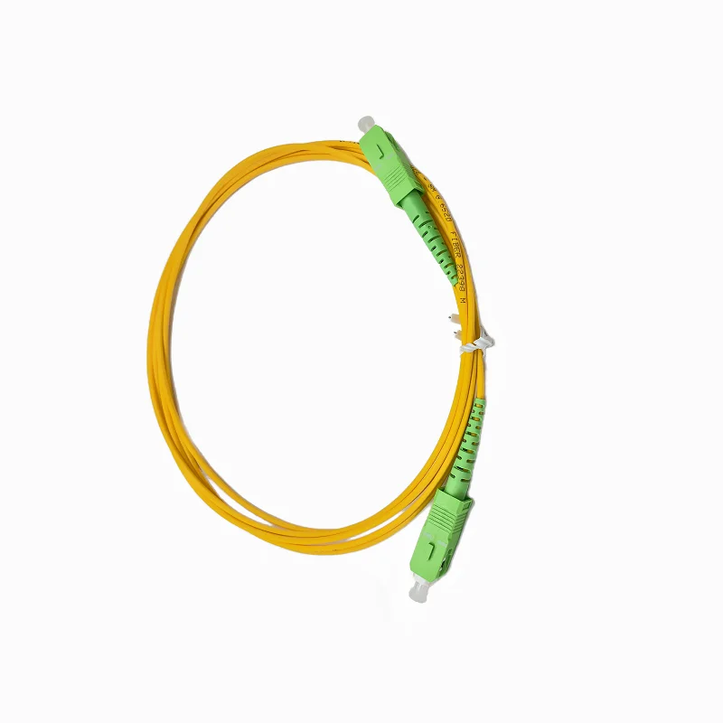 Sc/apc Simplex Single Mode Connector Fiber Optic Jumper Lead Fiber ...