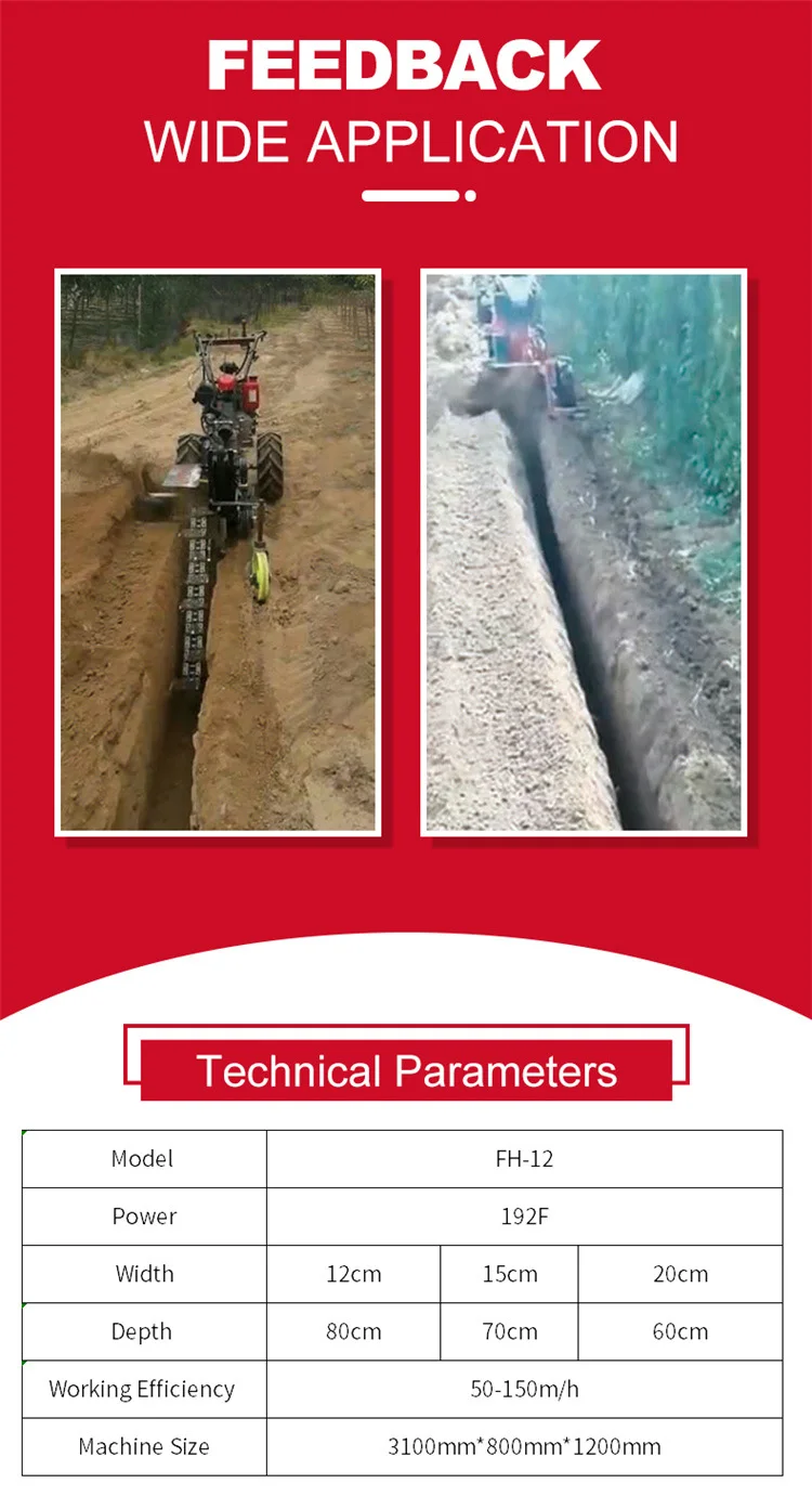 Small Pipeline Digging Machines Trencher For Sale - Buy Trench Machine ...