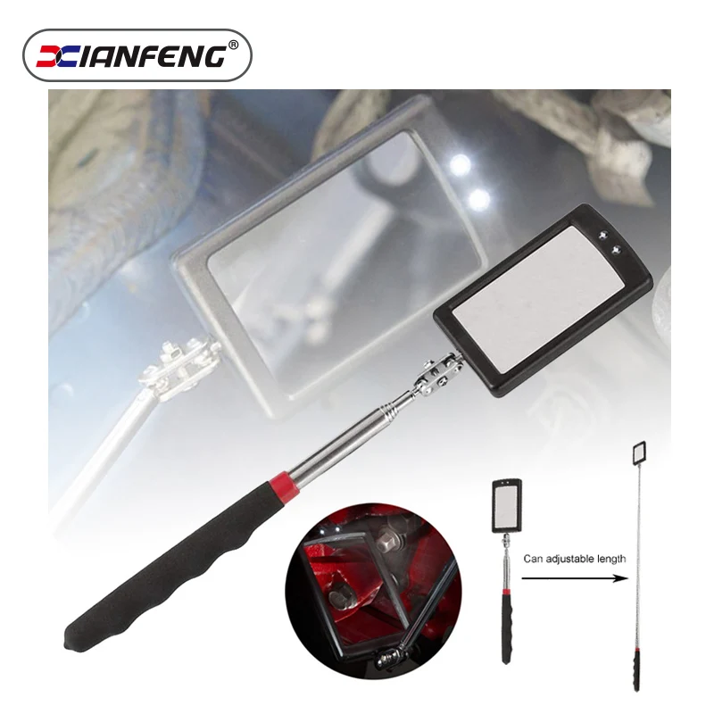 Stainless Steel Telescoping Inspection Mirror Vehicle Inspection Hand ...