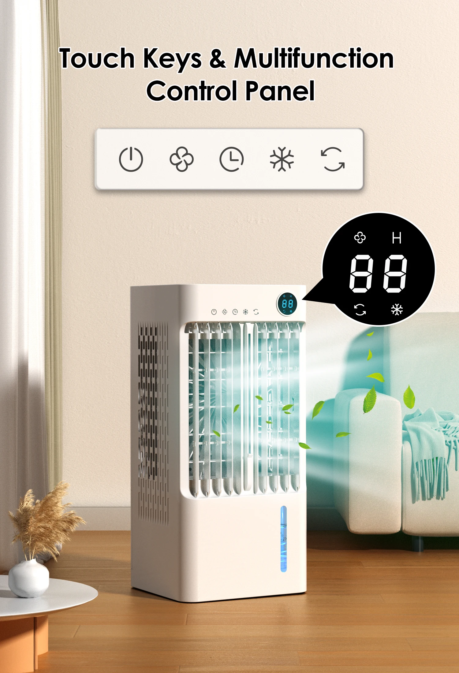 Fast Cooling Large Floor Standing Air Conditioner For Living Room Water ...