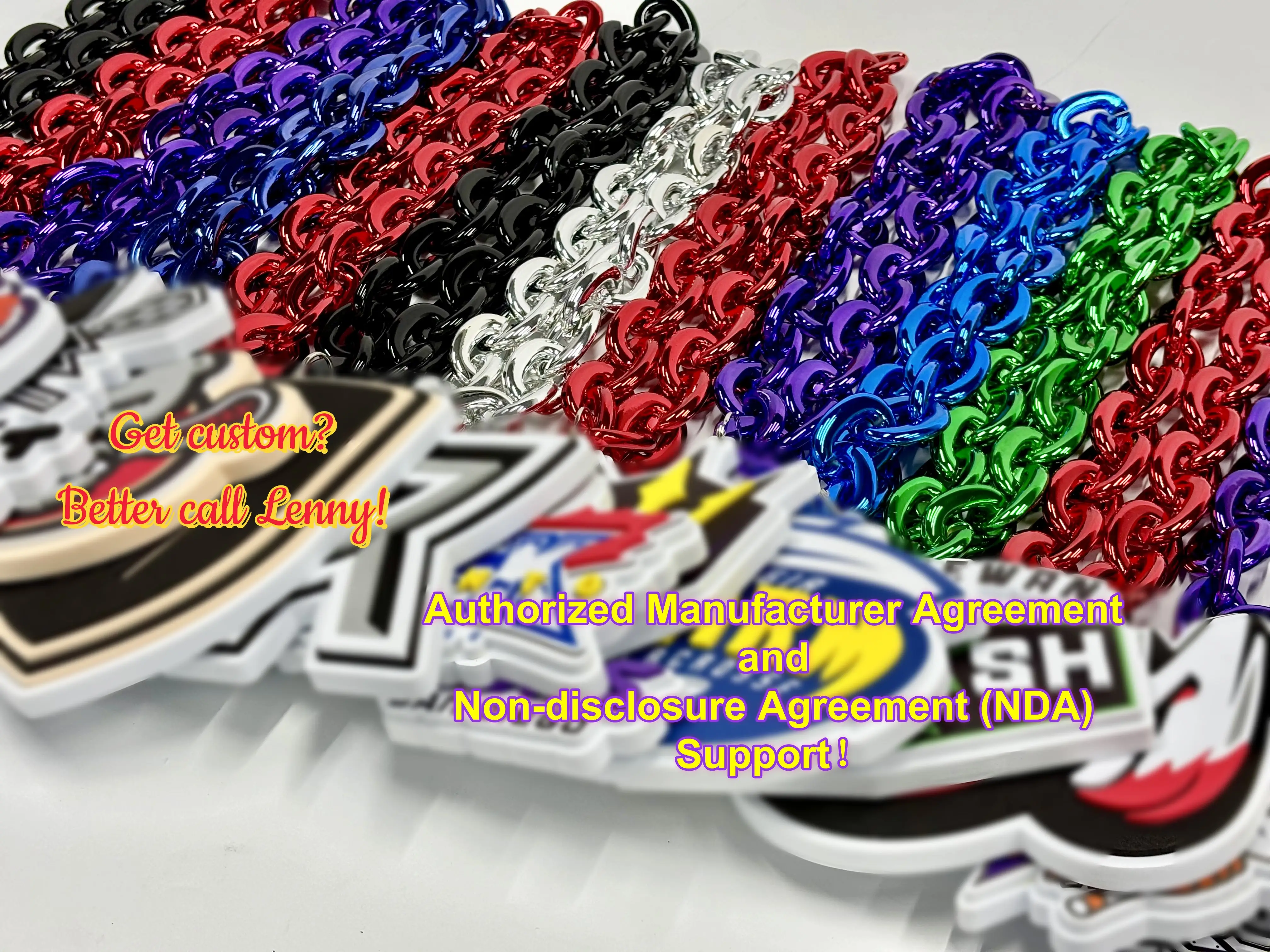 Custom Gold Medal Necklace - 3D Foam MVP Chain for Sports Championship ...