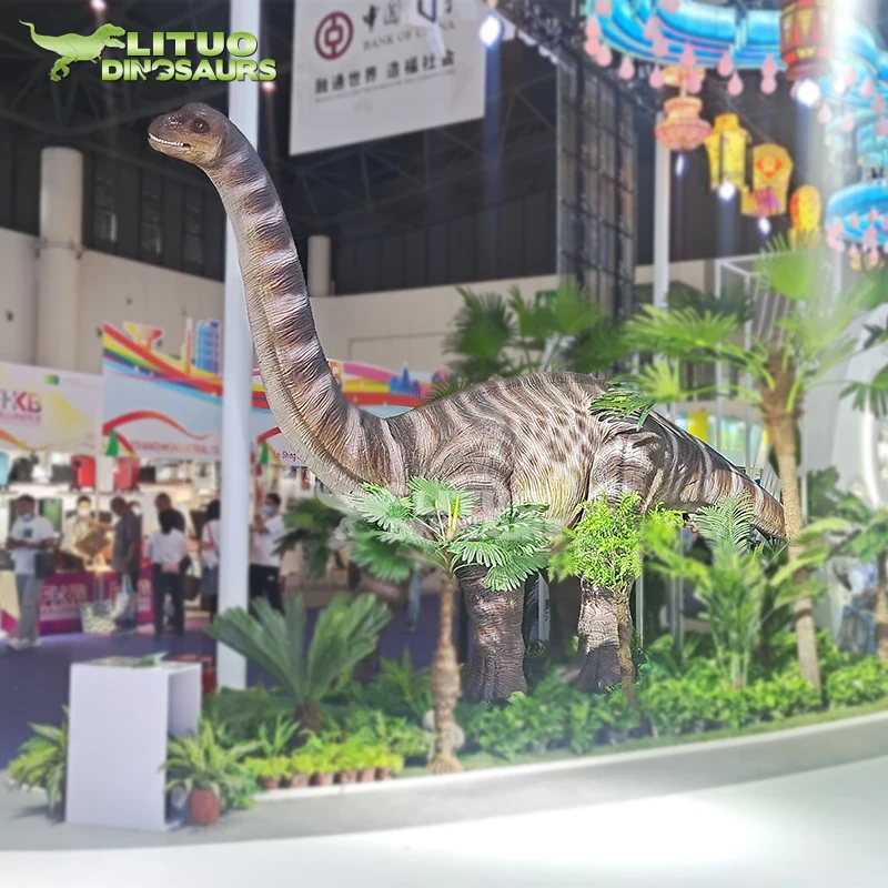 Long Neck Realistic Animatronic Dinosaur 3d Model For Exhibition - Buy Animatronic Dinosaur 3d ...