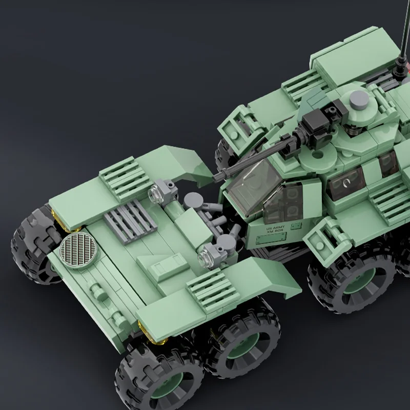 Wange Plastic Army The Lockheed Xm808 Twister Military Toy Brick ...