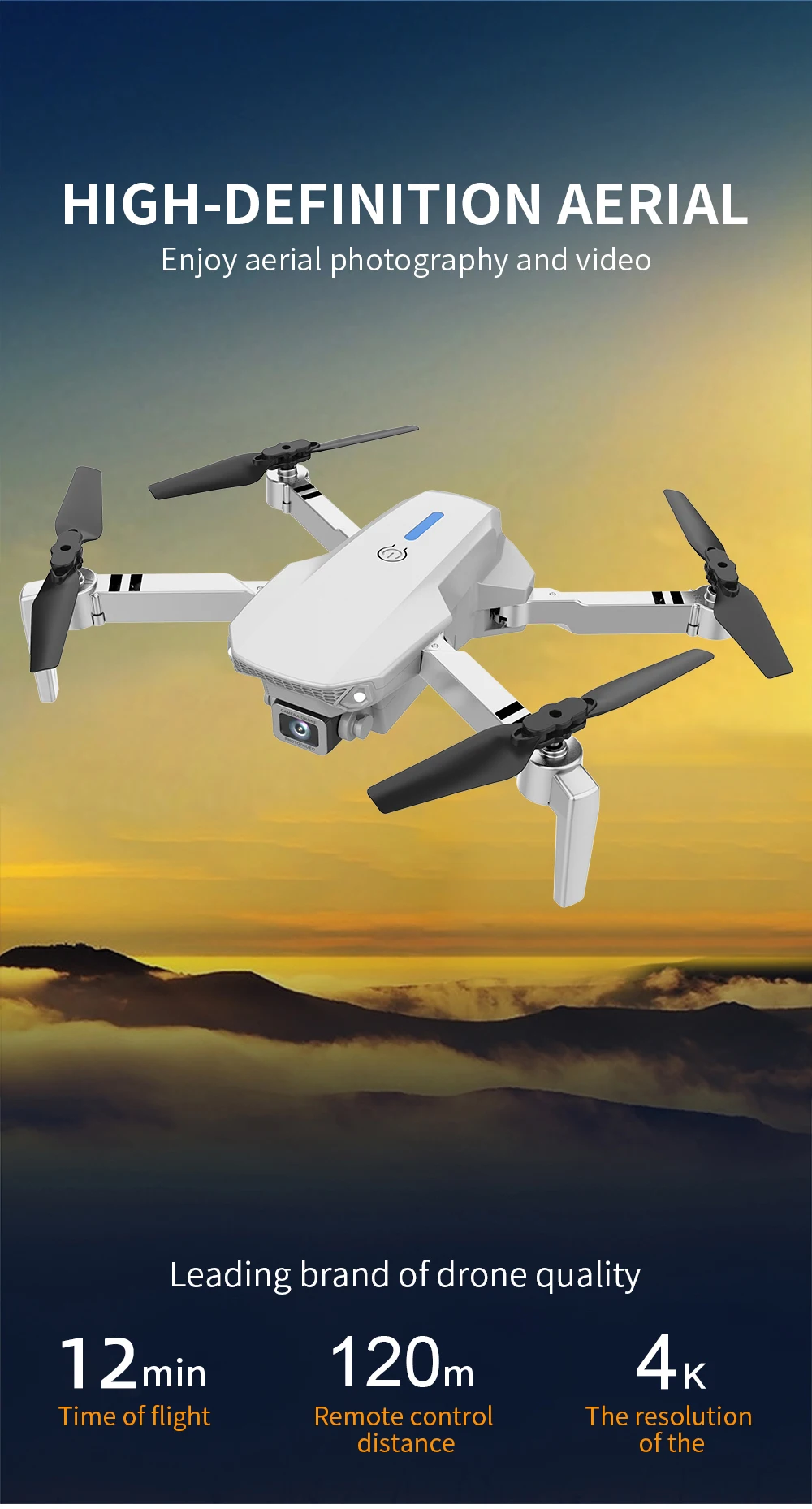2023 E88pro Rc Drone 4k Professional With L080p Wide Quadrocopter E88 ...