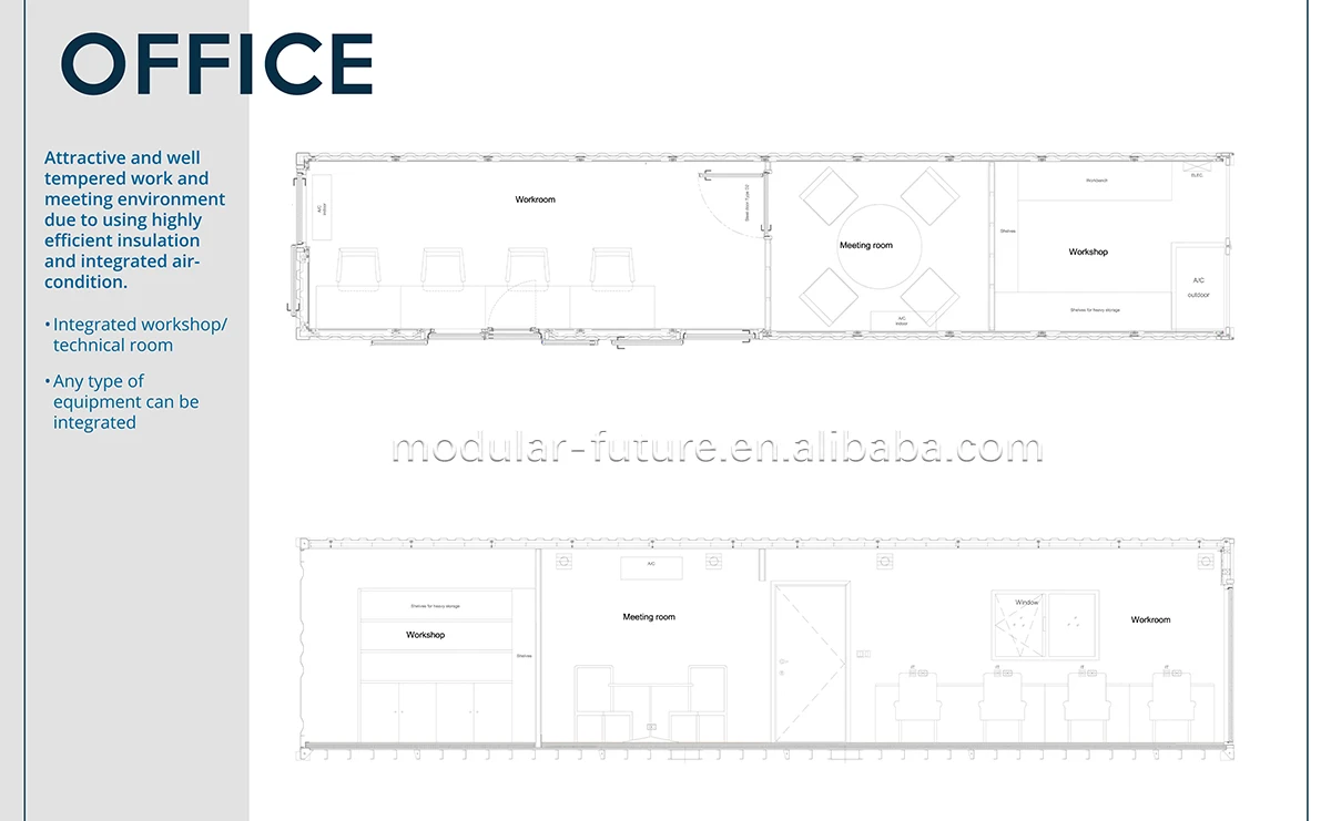 Modular Future Structure Industrial Warehouse Workshop Container ...