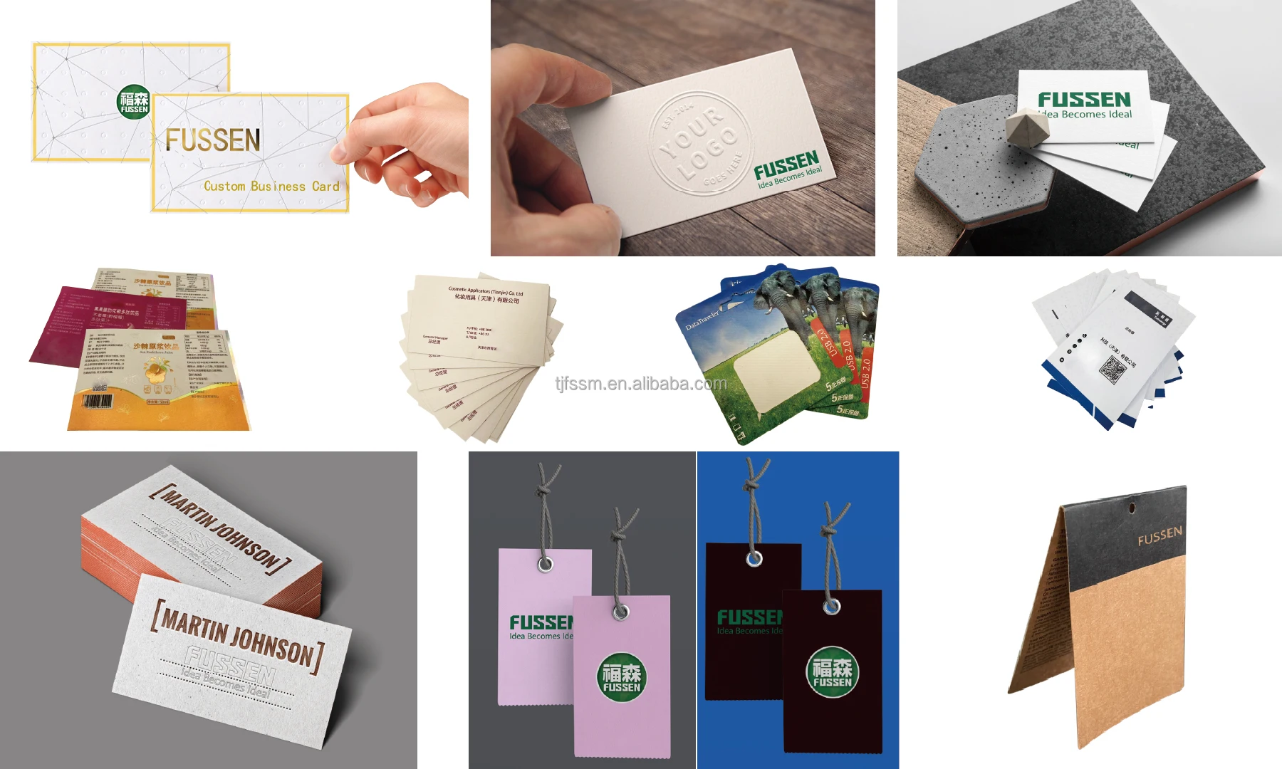 Custom A3 A4 Luxury Brochure Flyers Advertising Thank You Leaflet Cards ...