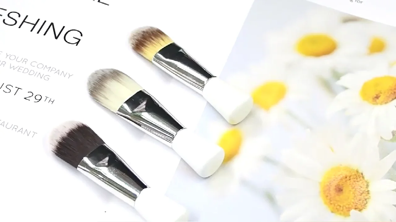 Mini Small Face Mask Brush Clay Mask Applicator Makeup Wooden Handle ...