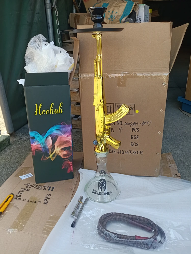 Cheap Resin Machine Gun Led Hookah Ak47 (wy-ak47) Shisha - Buy Ak47 ...