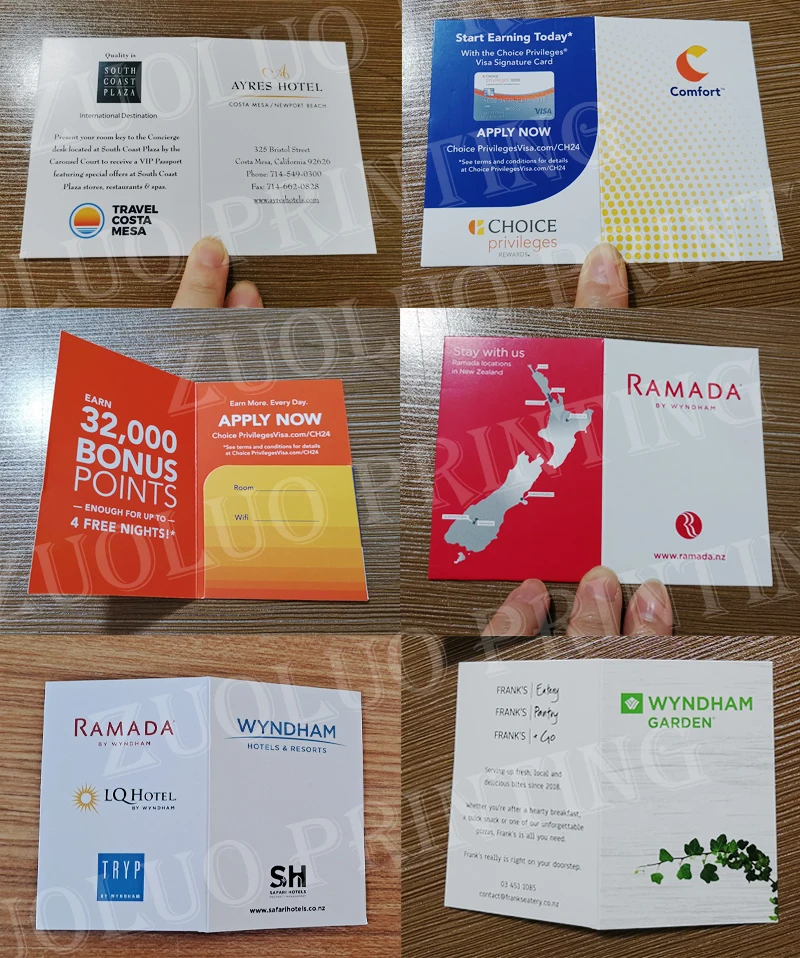 Zuoluo Hotel Key Card Paper Envelopes - Customized Printing