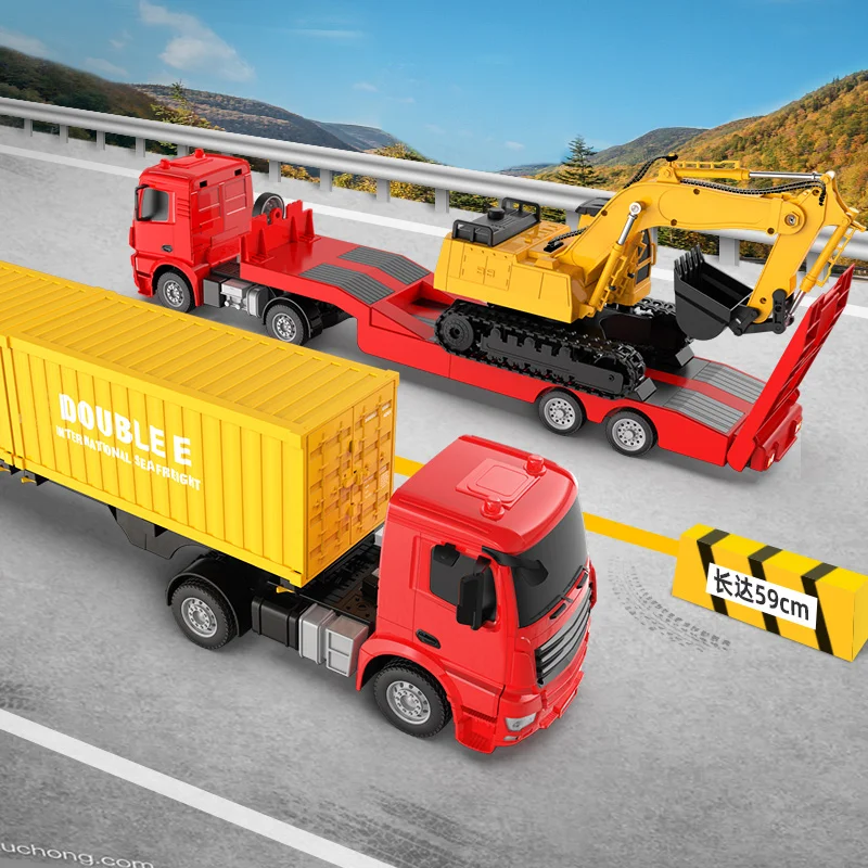 Authorized Benz-Arocs 2vans Cargo Container RC Truck Toy