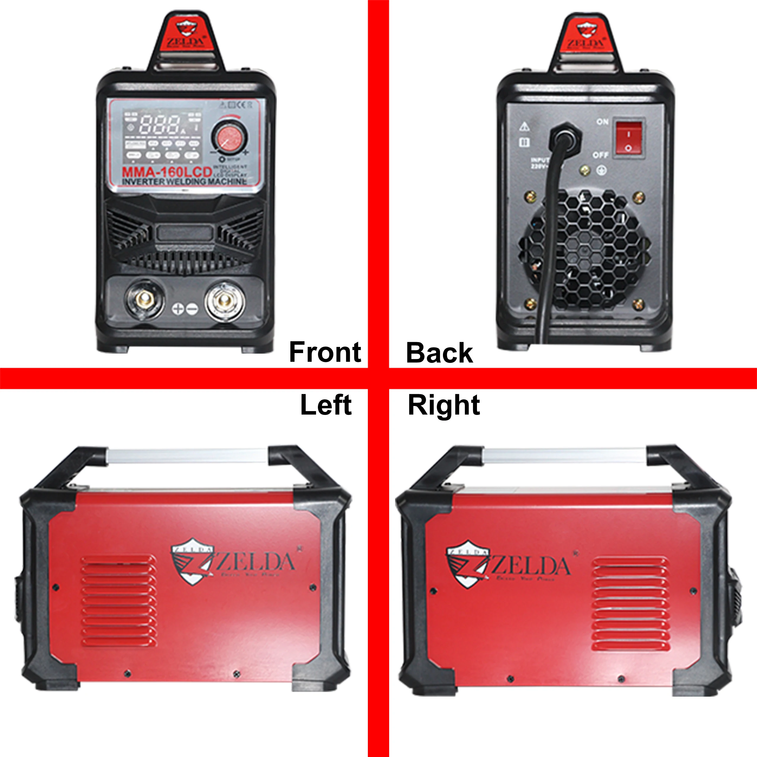 LCD Display IGBT 160A Smaw Welding Machine Portable Mma Welder| Alibaba.com