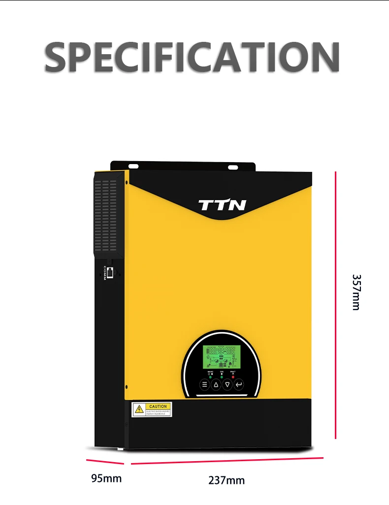 TTN 1kw-10.2kw Hybrid Inverter - Efficient Solar Power