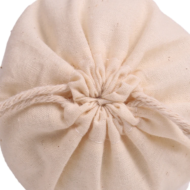Cotton Drawstring Bags - White, Organic, and Recyclable