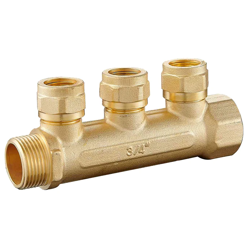 Brass Manifold 3/4" 2-4 Ways Simple Manifold Valve High Quality Brass ...
